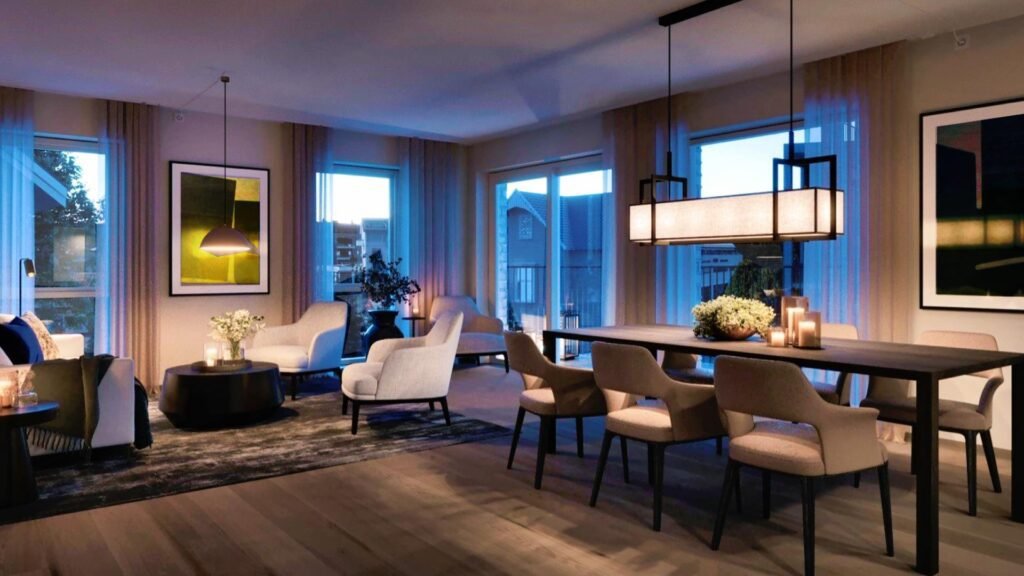 Living, Dining Rooms Together - Open Space Concept Ideas