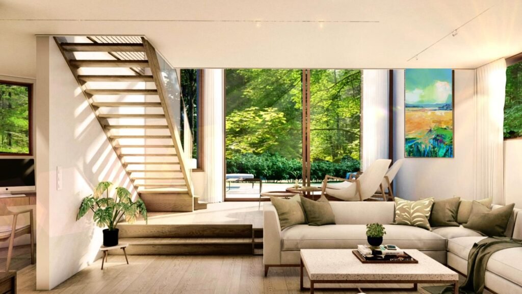 Small Family Homes with Simple, Affordable Interiors