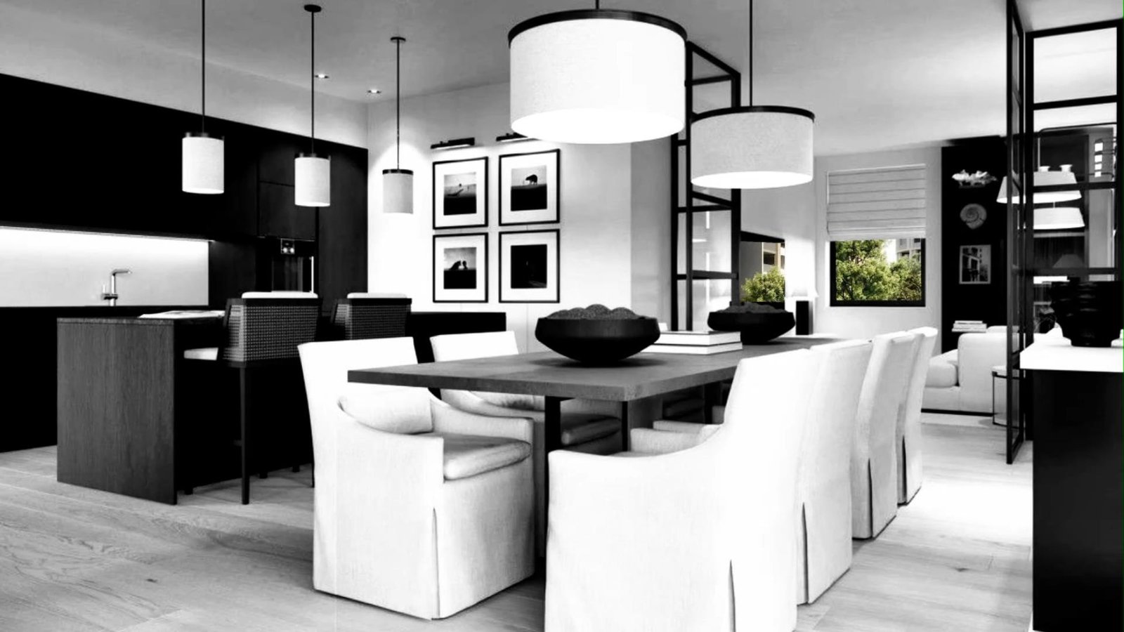 Would You Consider a Black and White Home Interior? 😀