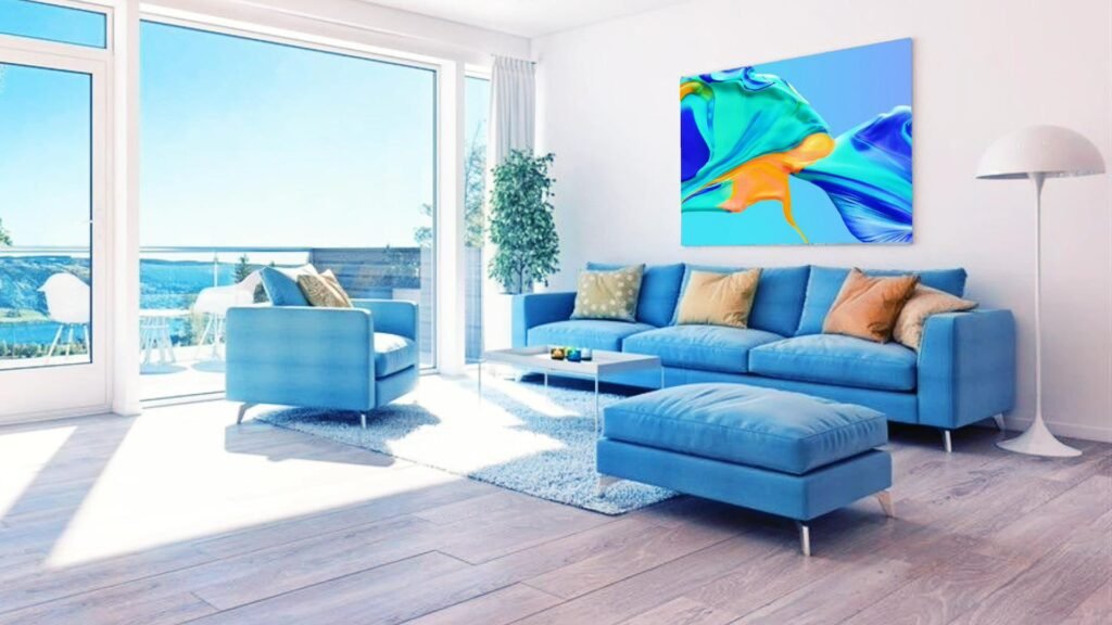 Blue and White Interiors - Decorating with Colors 👍😀