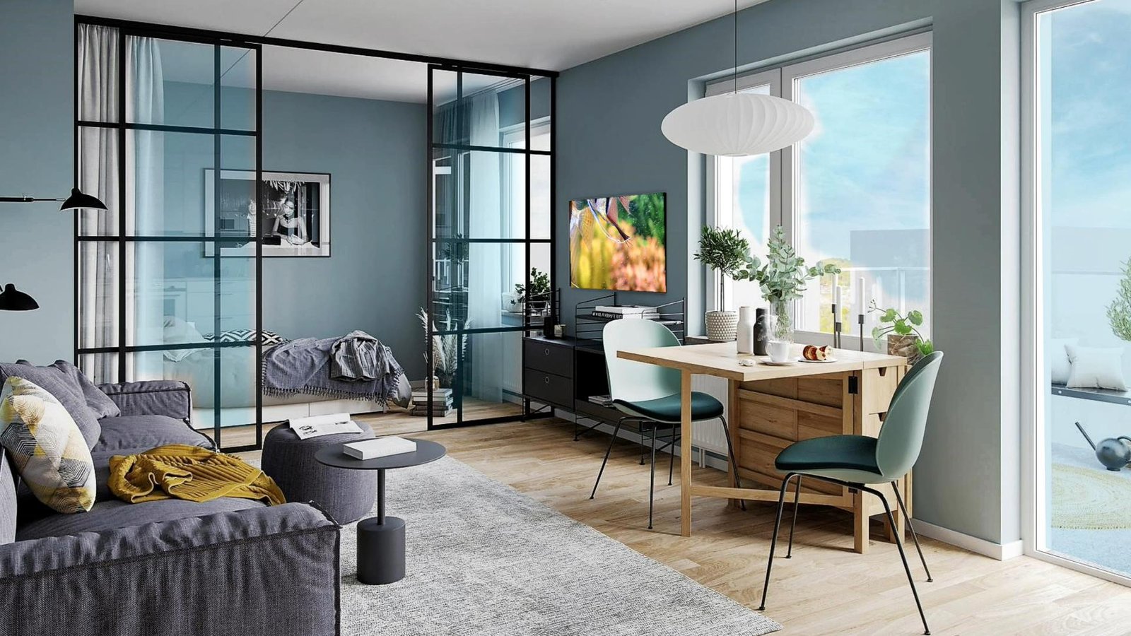 Well-Designed Compact Studio Apartment Design Ideas 😀👍