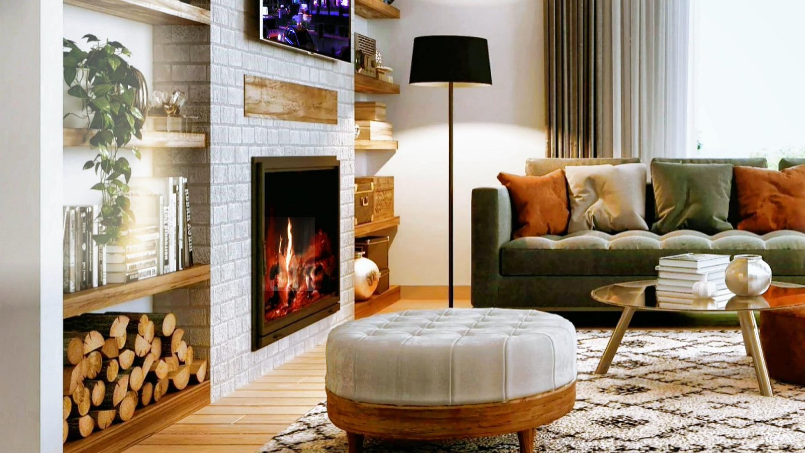 Fireplace Ideas for Cozy and Chic Living Rooms 👍😀