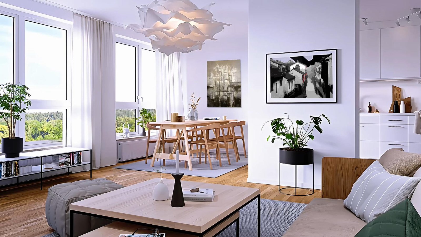 Cute Small Apartments, Creative Design Ideas, #30