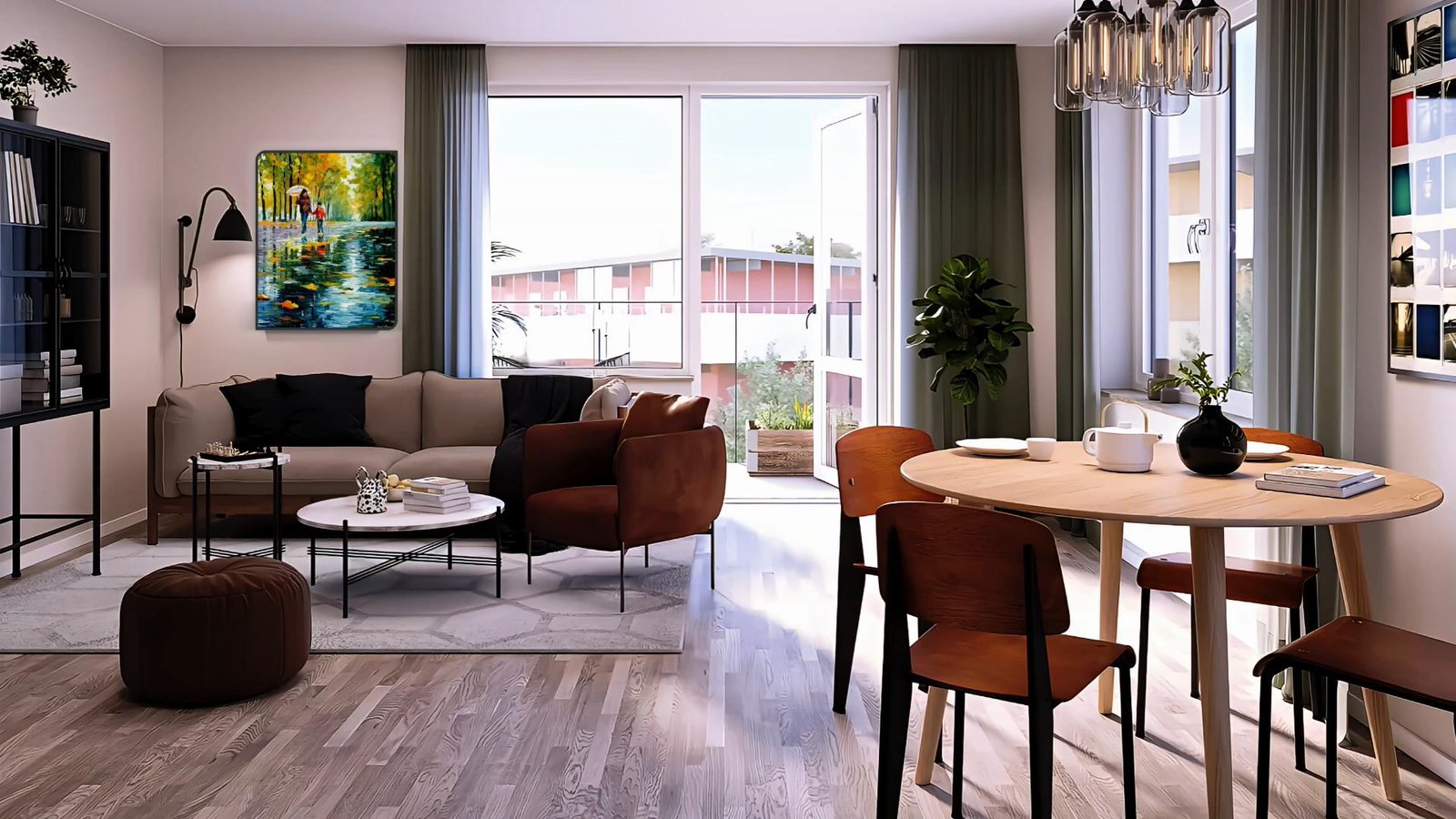 Cute Small Apartments, Creative Design Ideas, #30