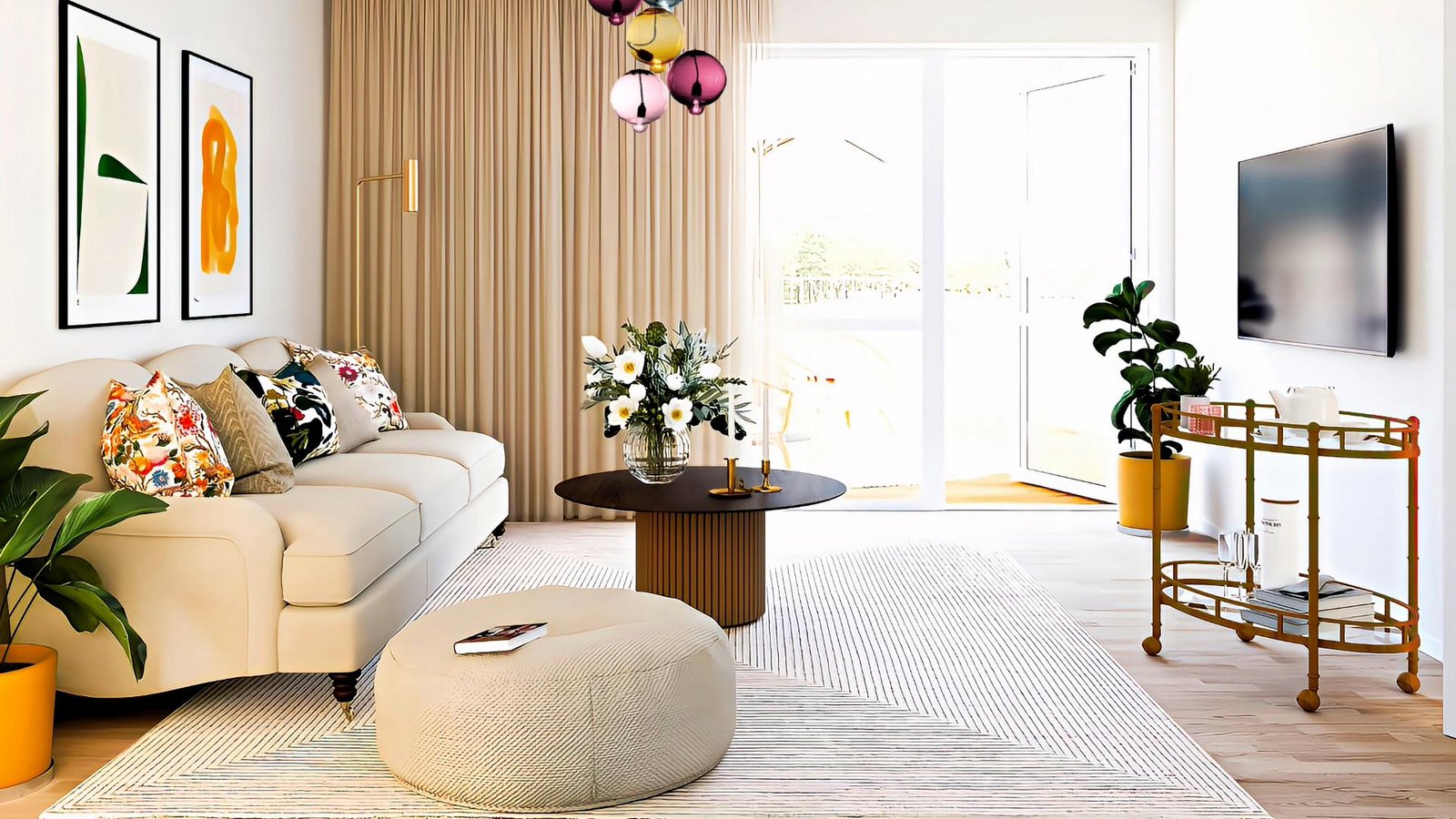 Small Dream Family Homes with 'Happy Interiors'