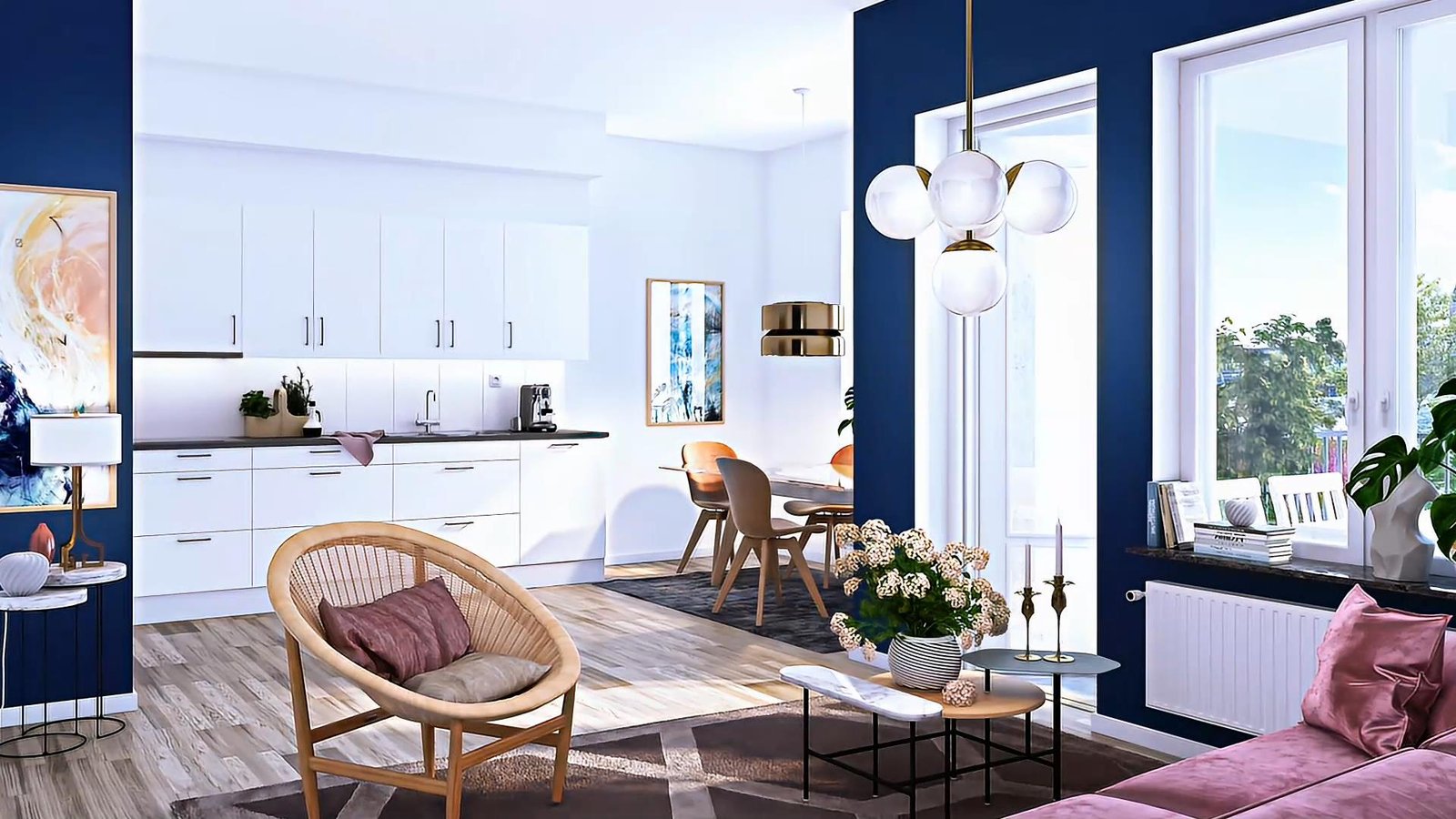How to Make Your OPEN SPACE Living Area Look Amazing