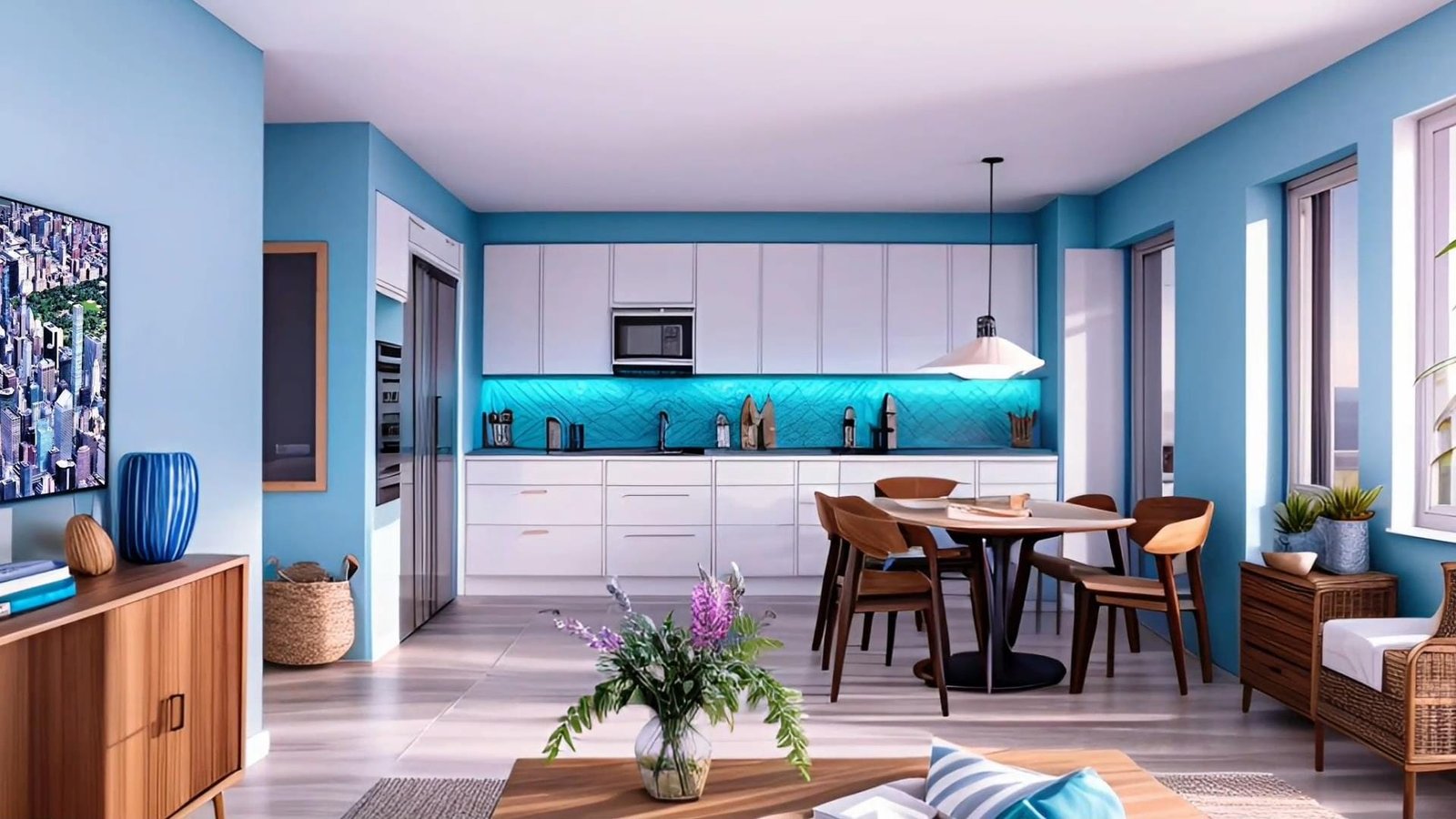 Cute Small Apartments, Creative Design Ideas, #33